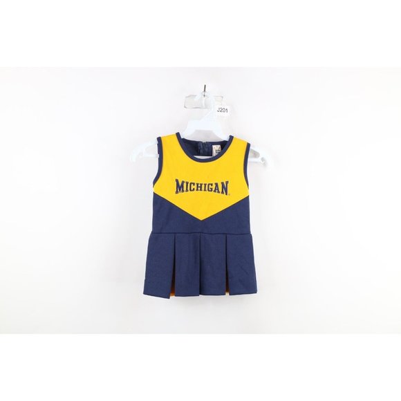 Vintage | Dresses | Vtg 9s Girls 3t University Of Michigan Football ...